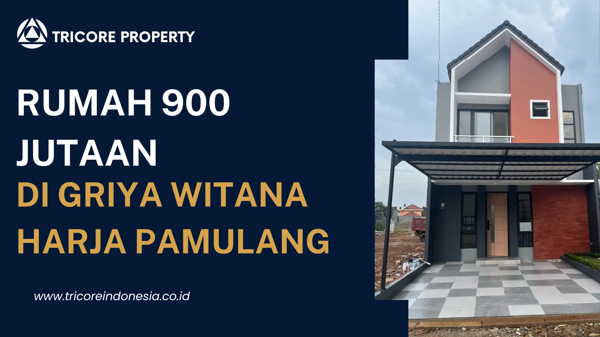 Rumah 900 Jutaan di Griya Witana Harja Pamulang - Tricore Indonesia